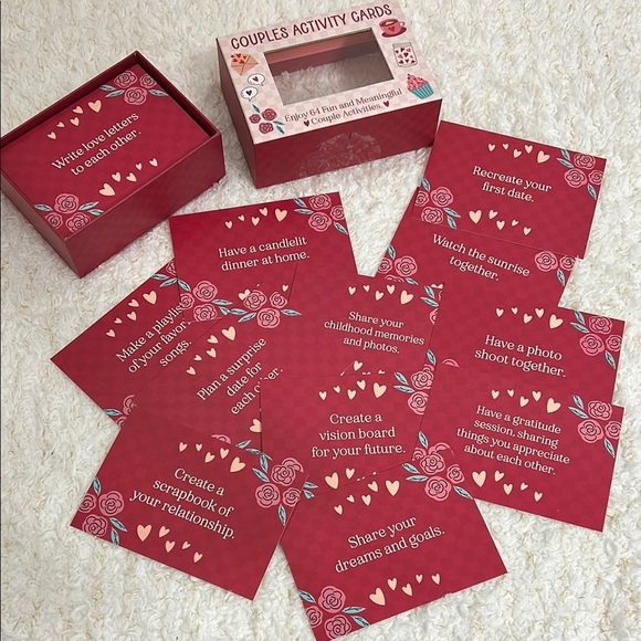 Other | Couples Activity Cards Set In Red | Poshmark